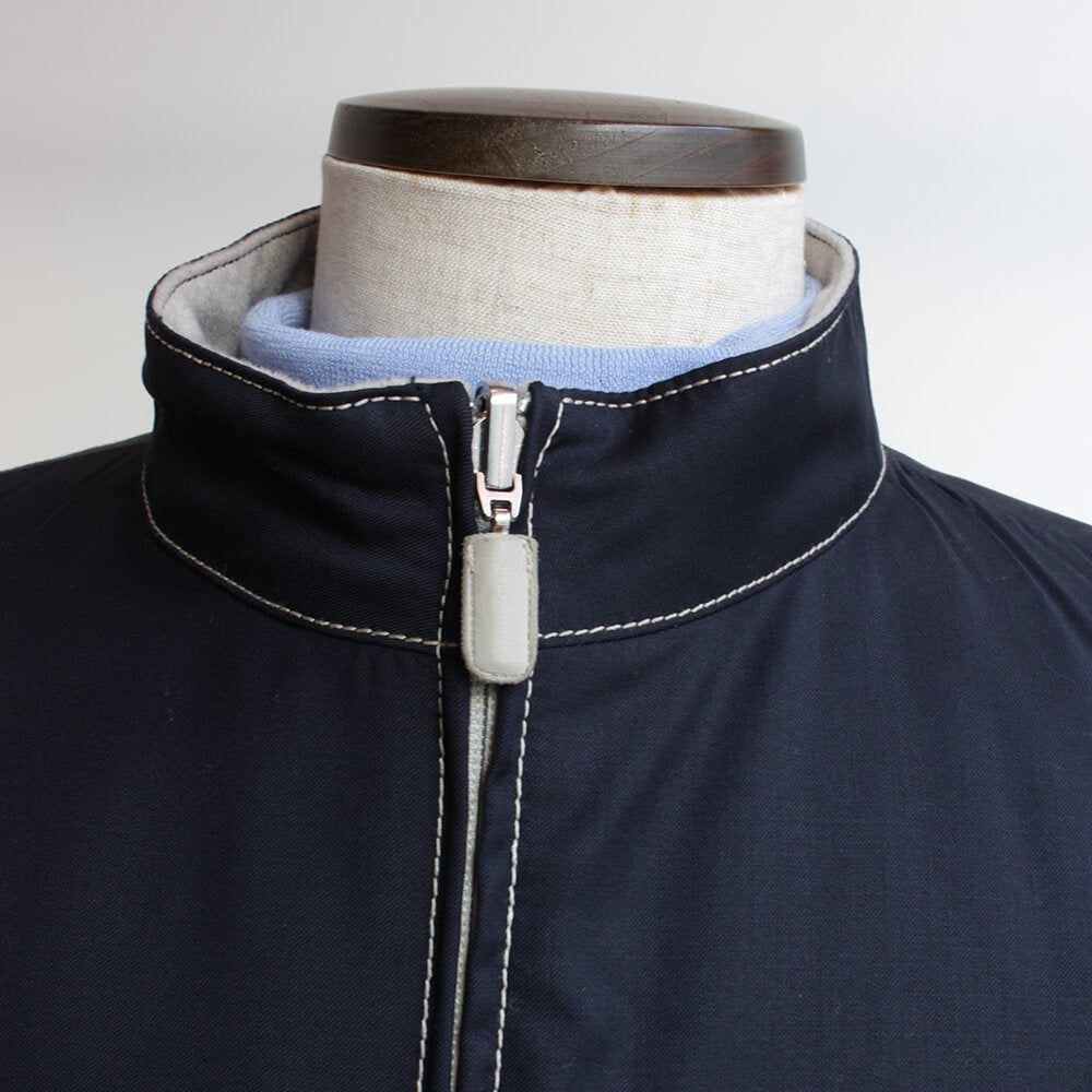 ZILLI Cashmere knit blouson with kangaroo fur zil01836 – 銀座HIKO